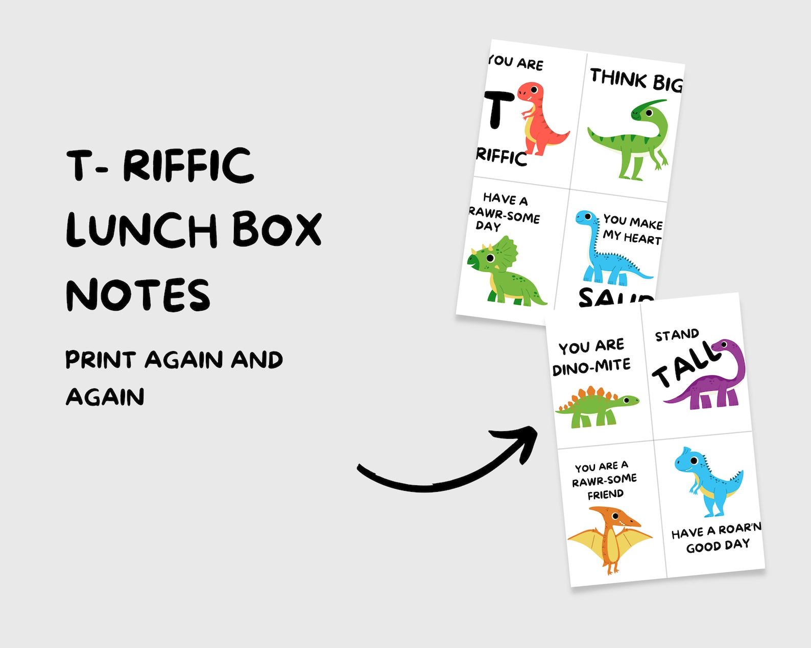Lunch Box Notes Printable Lunch Notes Back to School Notes - Etsy
