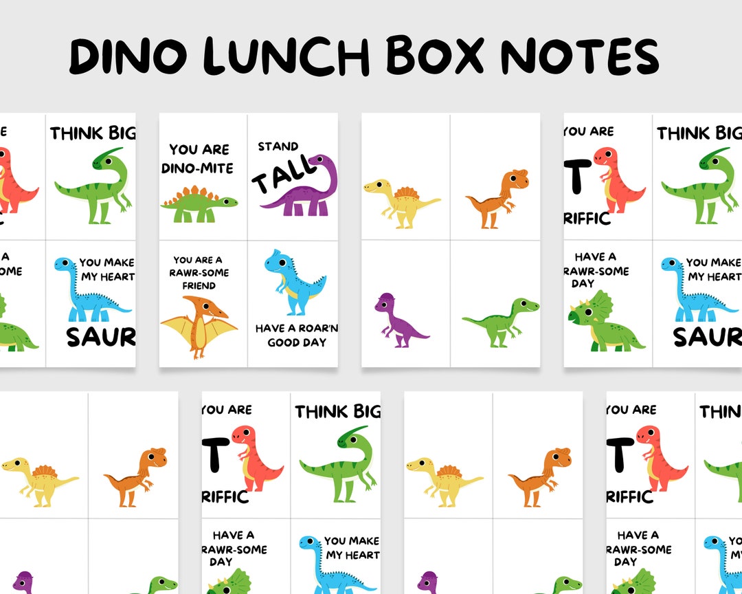 Lunch Box Notes Printable Lunch Notes Back to School Notes - Etsy