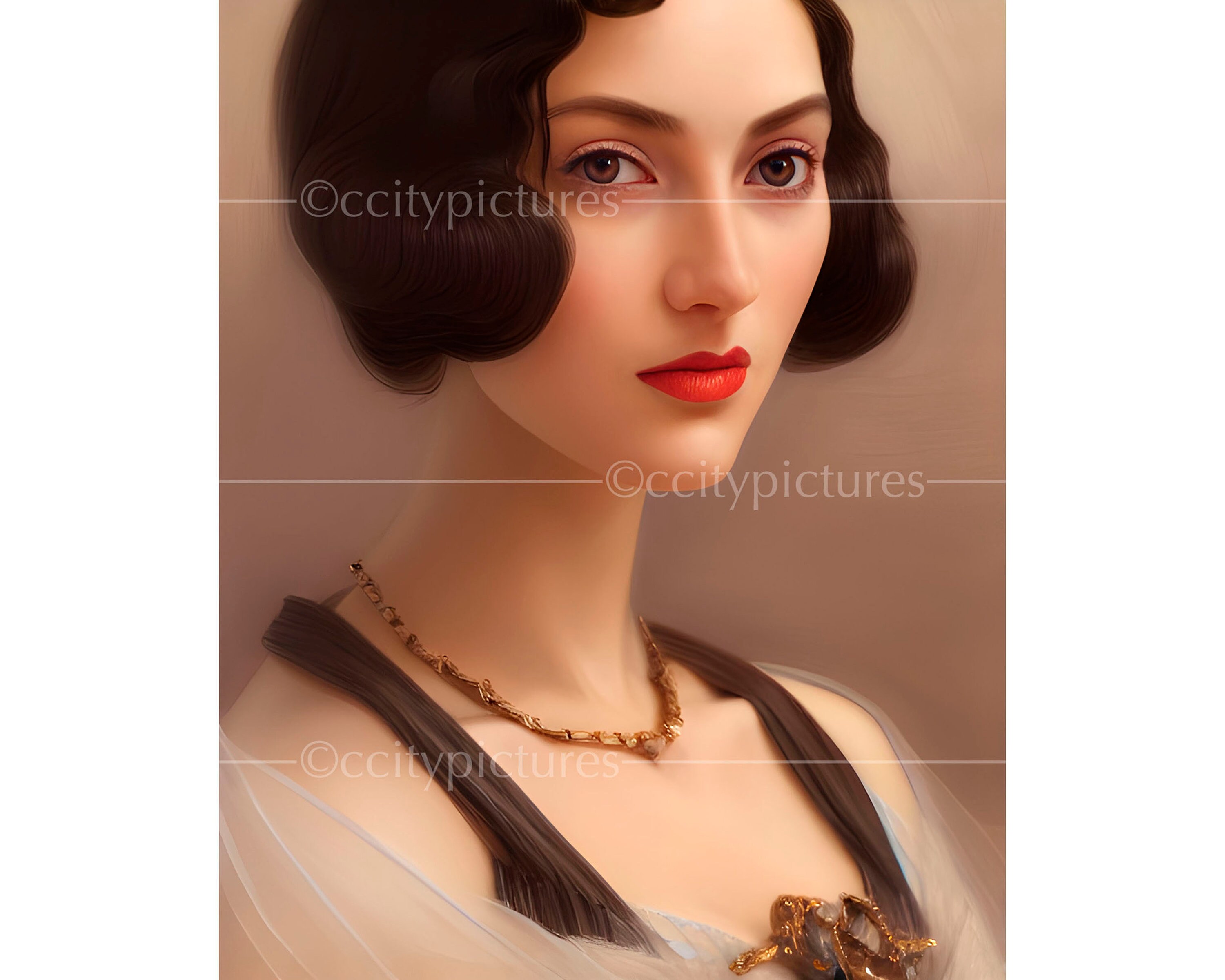 Ai Art Portraits of Women 2207 Digital Download - Etsy