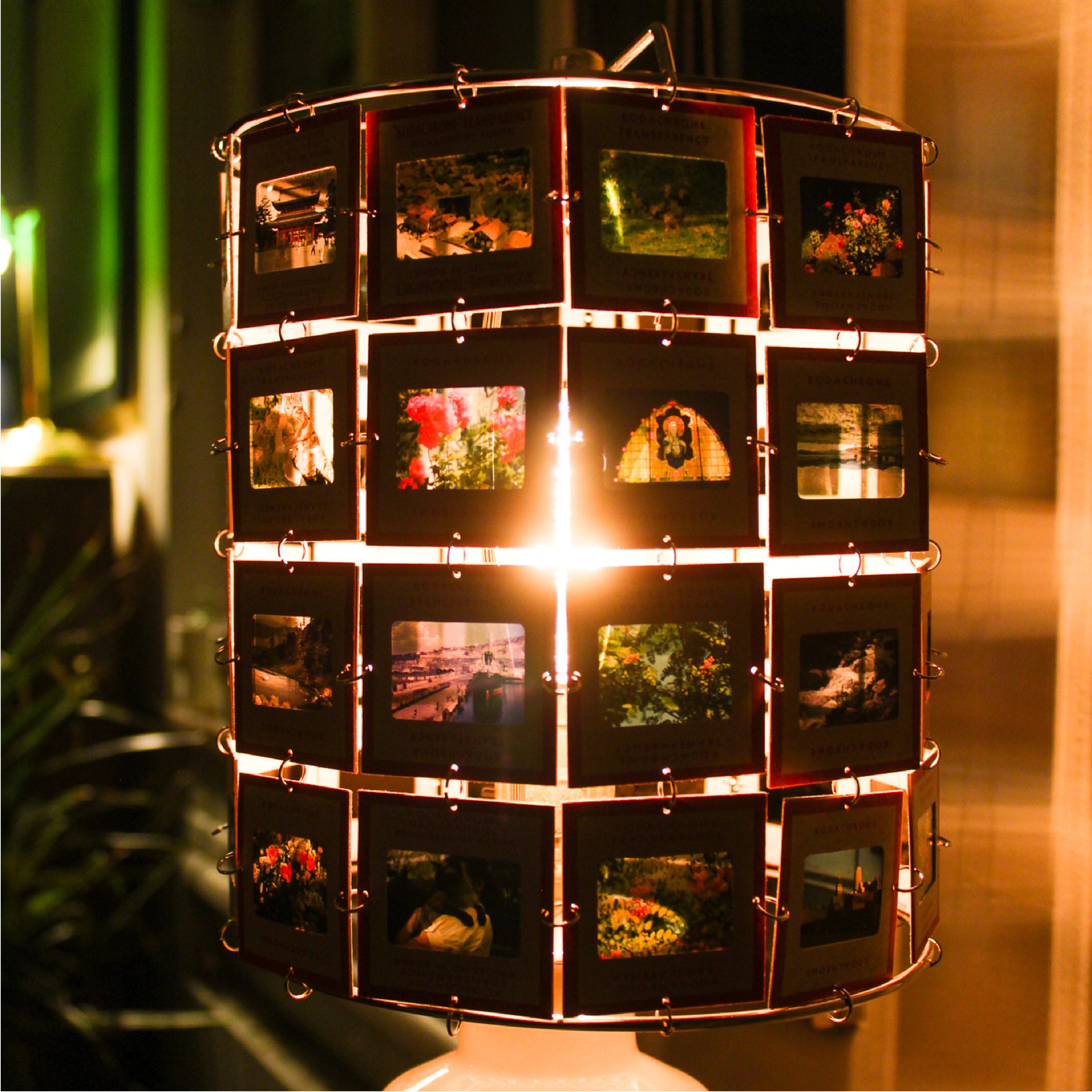 Handmade Kodachrome 35mm Film Photography Slide Lampshade | Vintage ...