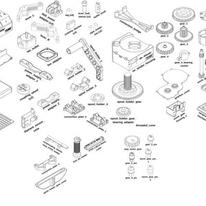 Advanced Parts Kit for Petwelder & Mr.winder- Inteligent Filament ...