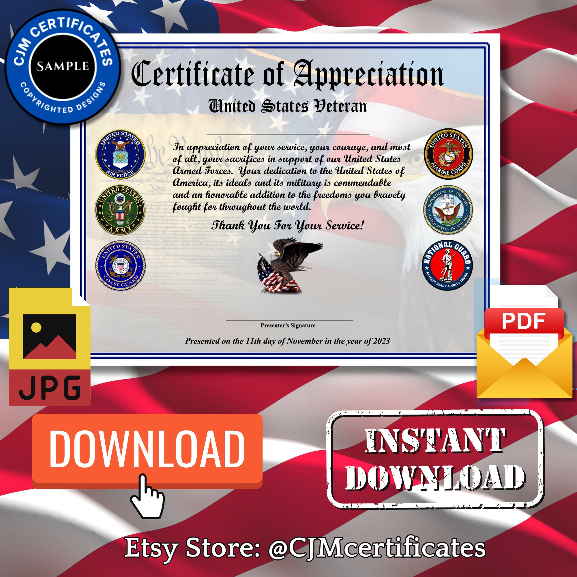 Certificate Of Achievement Army Template