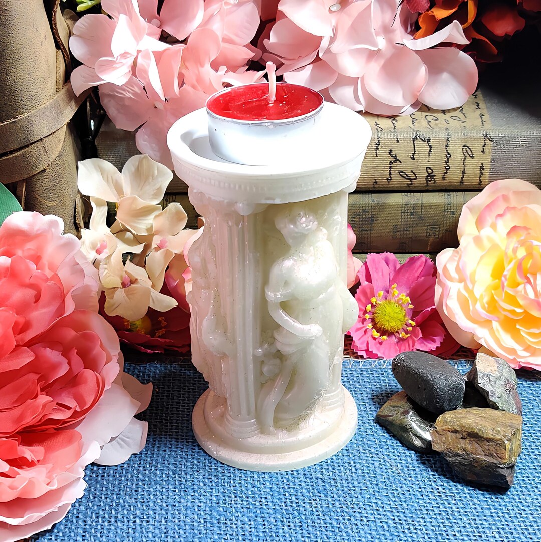 Athena Tealight Candle Holder – Greek Goddess Decor & Divine Feminine ...