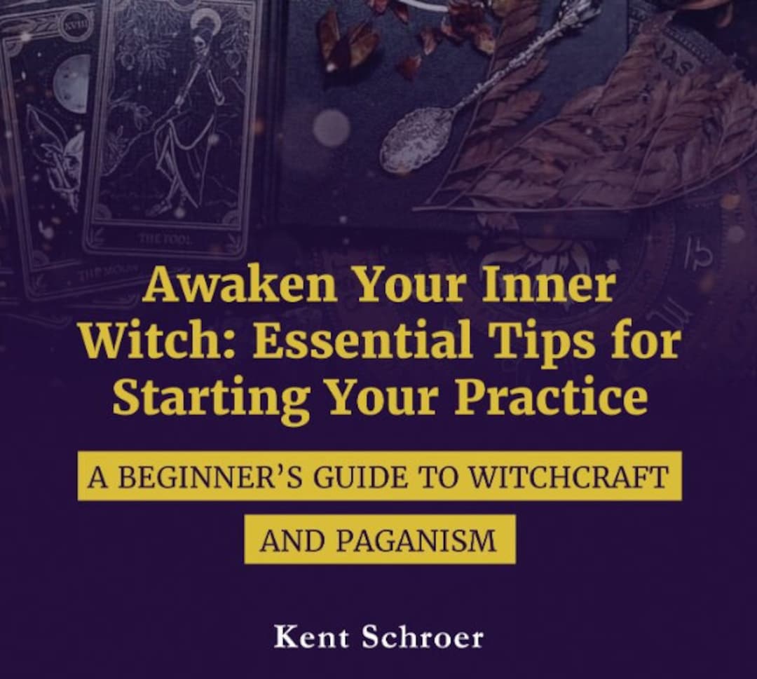 Witchcraft Starter Kit PDF Printable, Beginner Witch Book of Shadows E-book for Occult Awakening ...