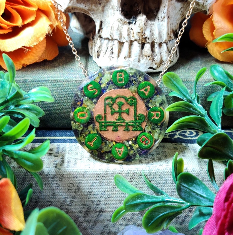 Demon Sigil Pendant, King Solomon Goetia Necklace for Rituals ...