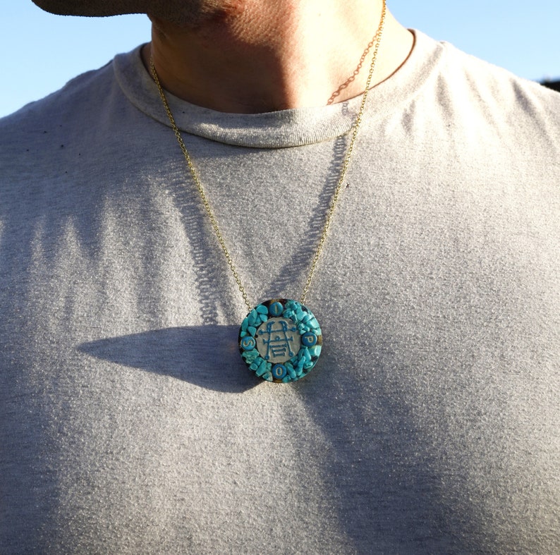 Demon Sigil Pendant, King Solomon Goetia Necklace for Rituals ...