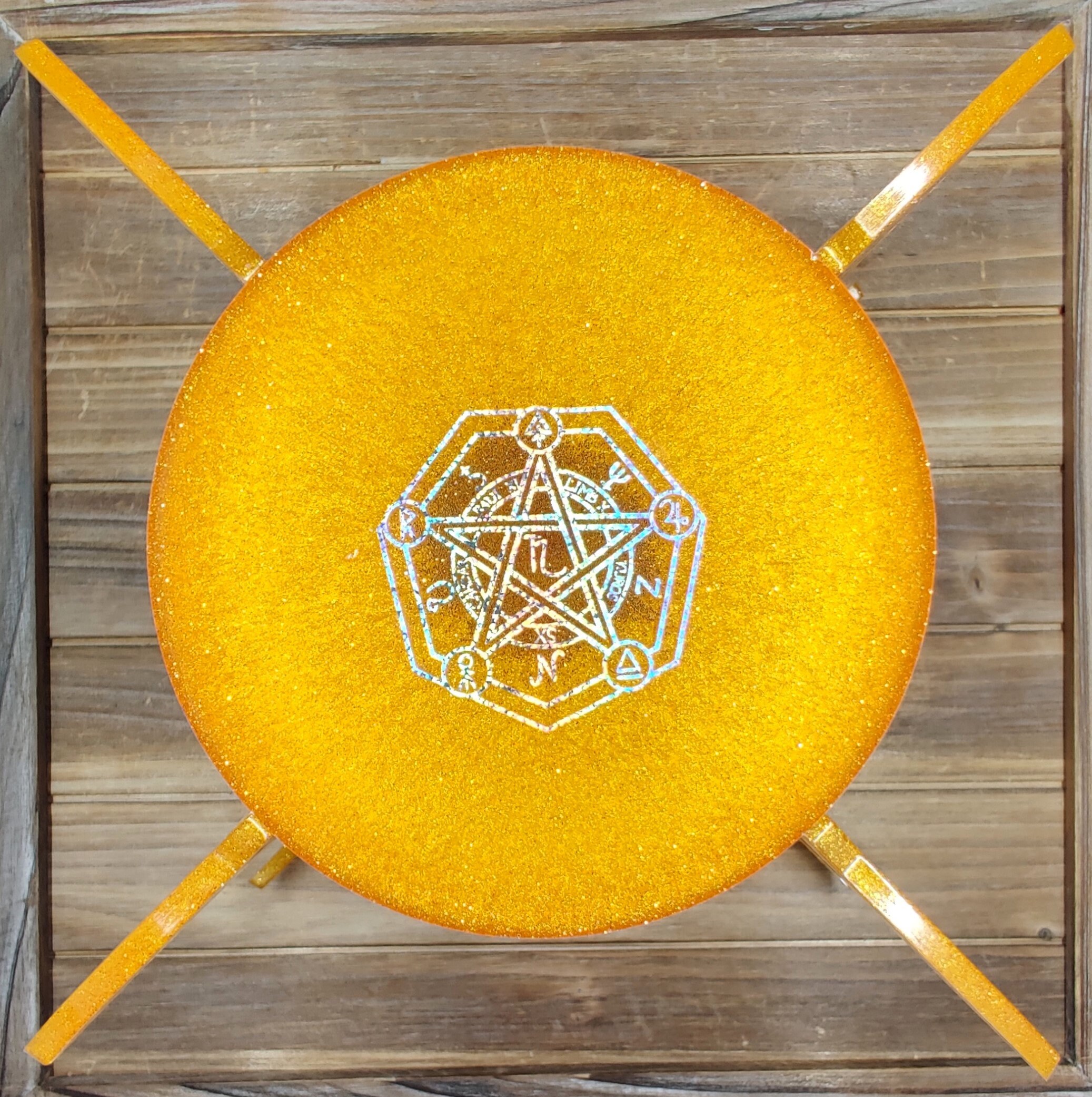 Moonphase Portable Altar Stand, Elevated Ritual Offering Plate for ...