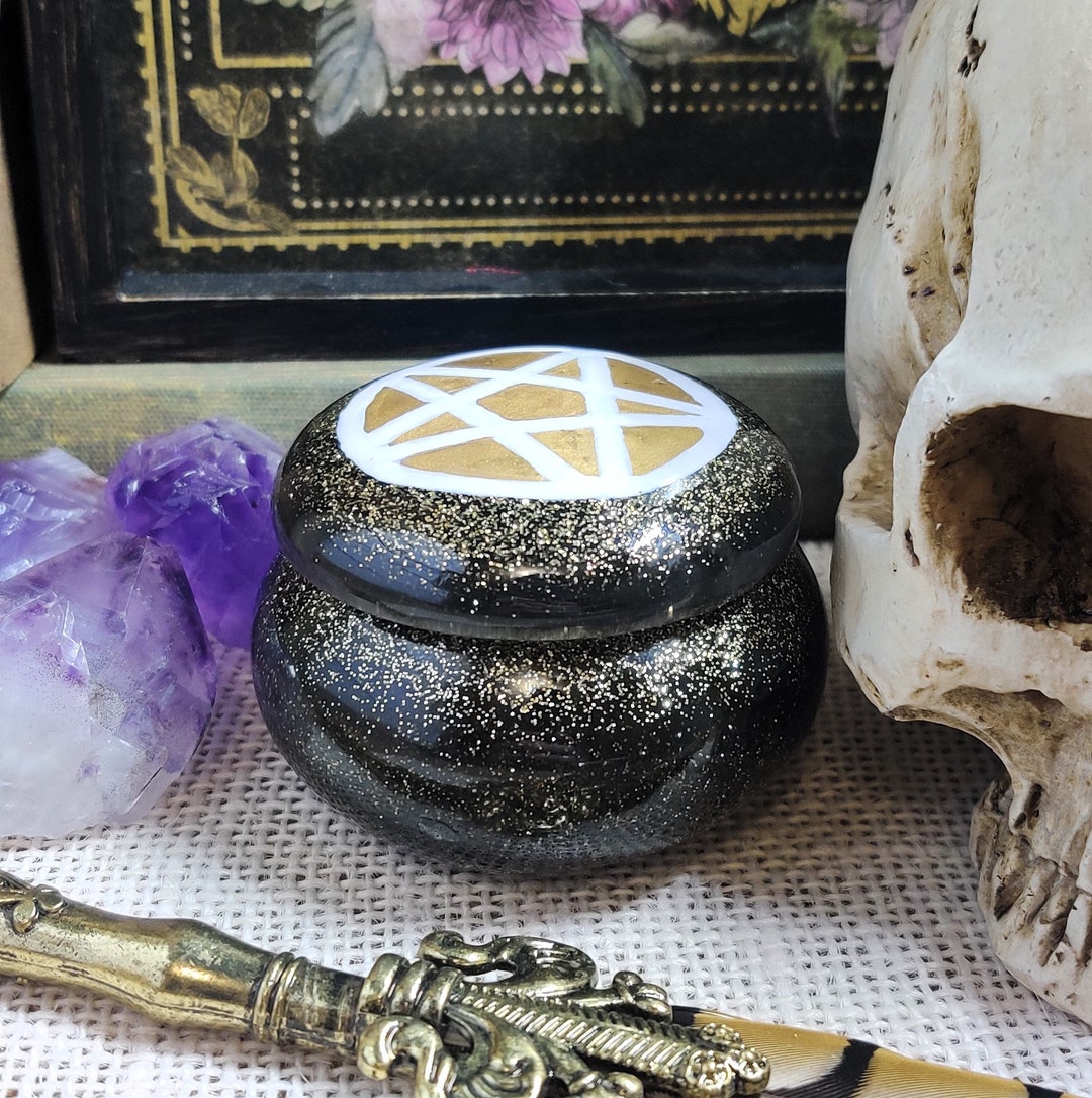 Witchcraft Spell Jar Apothecary Jar Witchy Decor Aesthetic Resin Gifts ...