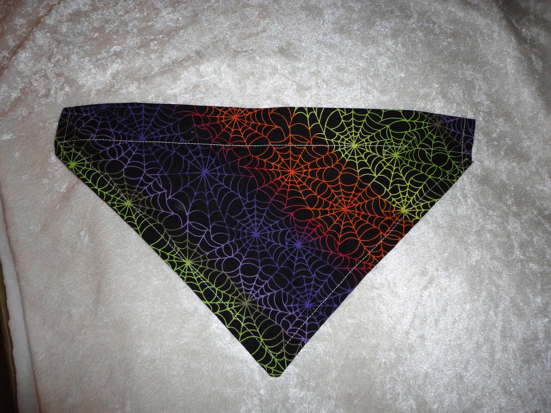 Spider Web Rainbow Bandana - Etsy