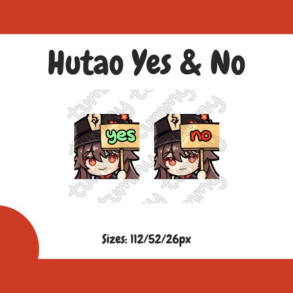 Yes and No Emote - Etsy