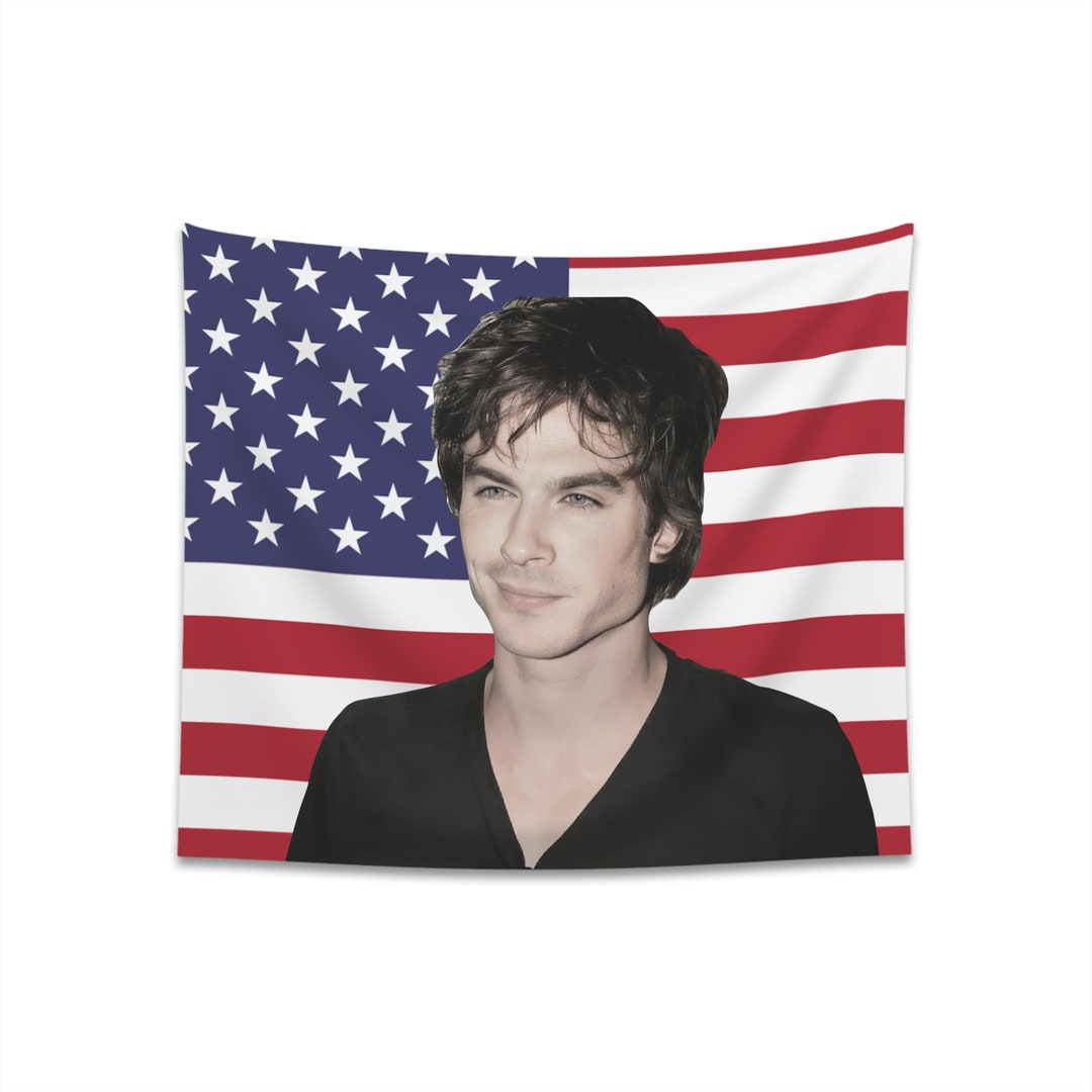 Ian Somerhalder American Flag Ian Somerhalder Merch Ian Somerhalder ...