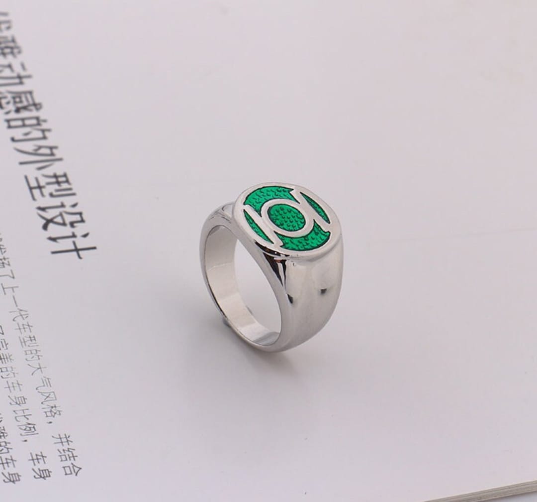 Dc Comics Super Hero Ring Green Lantern Rings for Movie Trendy - Etsy UK