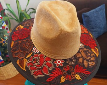Women’s Hats Artesanal Embroided Made in Mexico - Etsy