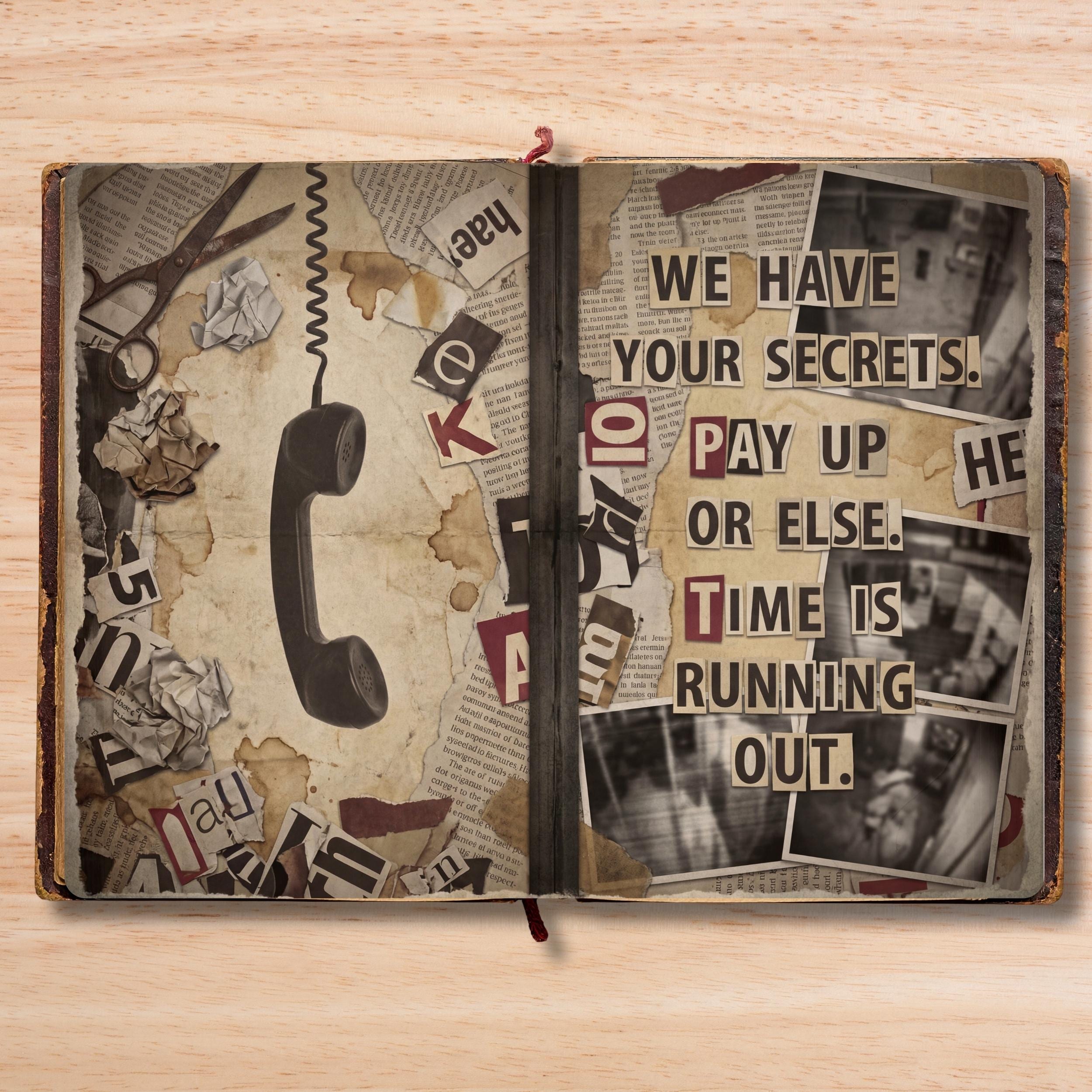 Crime Scene Evidence Log Junk Journal Pages | 4K Backgrounds Digital ...