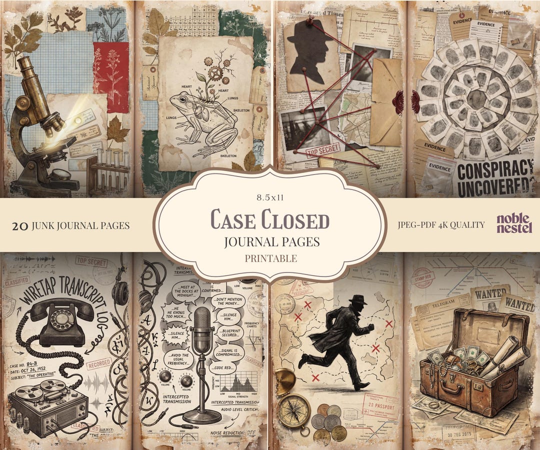 Case Closed: the Final Dossier Digital Paper Pack | 4K Backgrounds ...