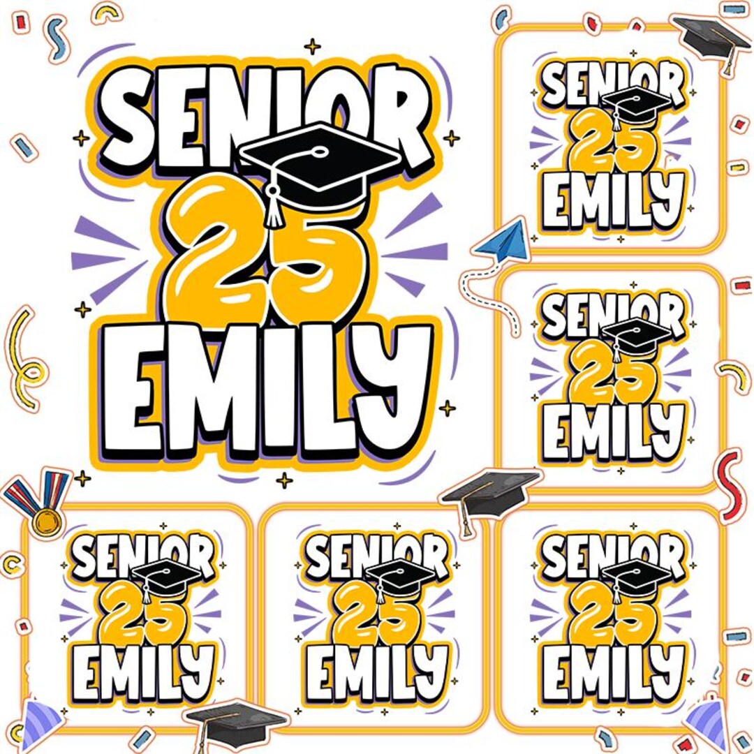 Custom Senior 2025 PNG, Graduation 2025 Png, Senior Gift Graduation ...