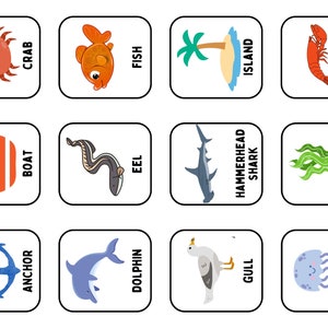 Sea Animals Themed Activities Ocean Busy Book Free Sea Animals ...