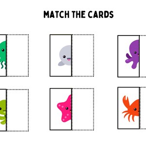 Sea Animals Themed Activities Ocean Busy Book Free Sea Animals ...