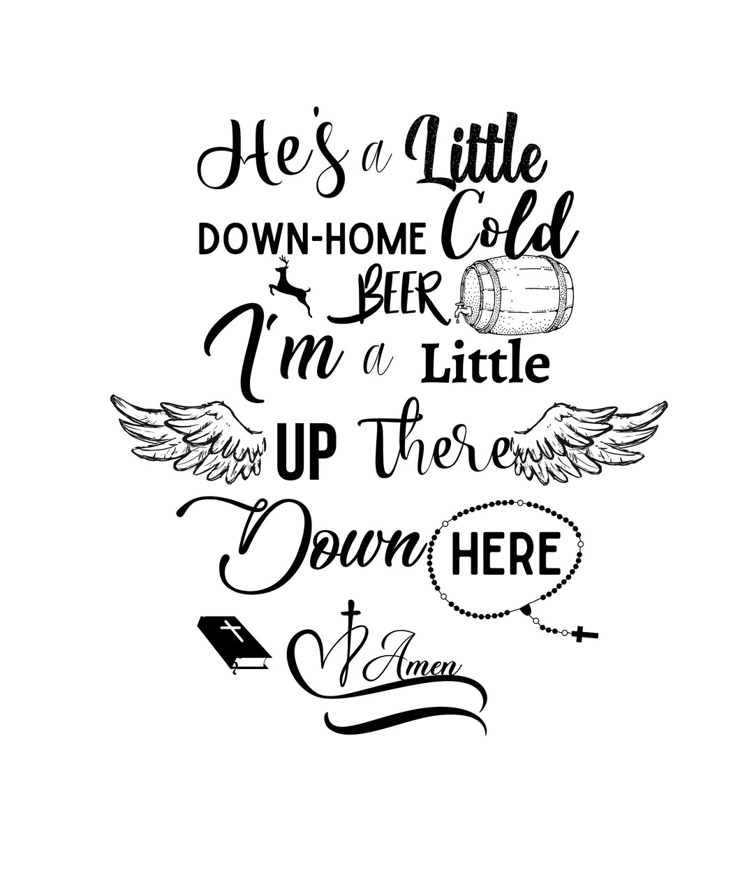SVG His and Hers Lyrics Saying Download - Etsy
