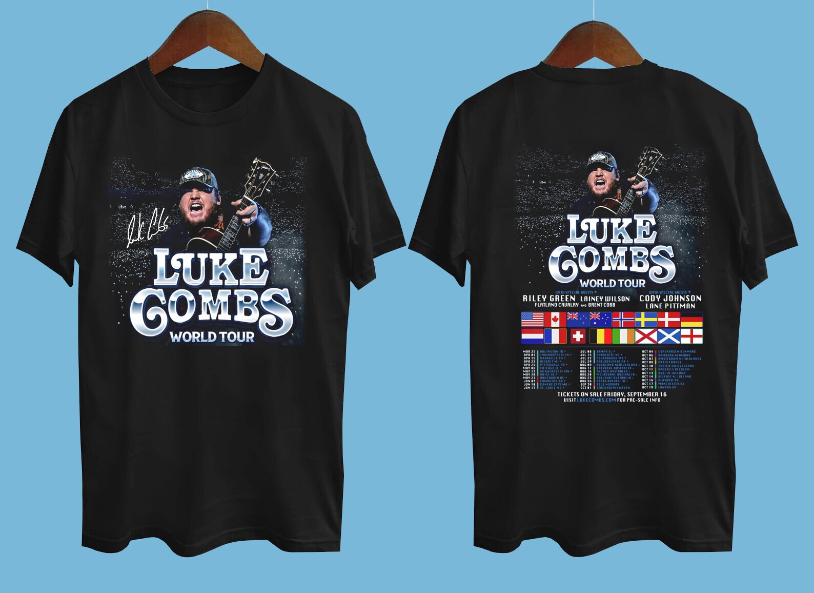 Lukee Comb 2023 World Tour Stadium in 2023, Lukee Comb Concert Shirt ...