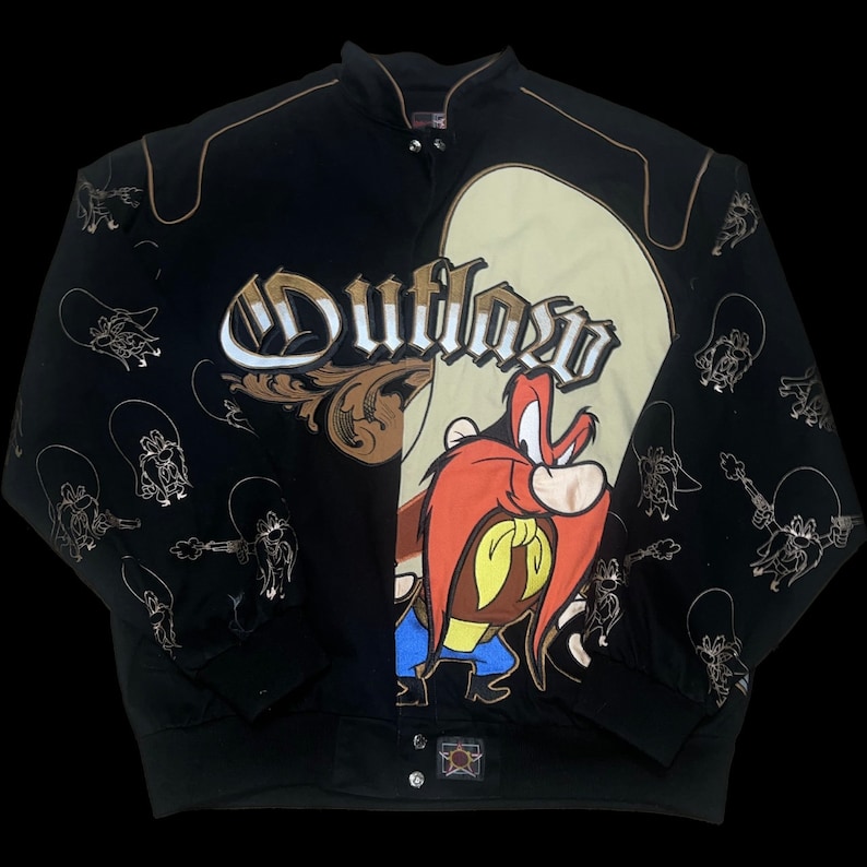 Yosemite Sam Jeff Hamilton Racing Jacket Sz 2x - Etsy