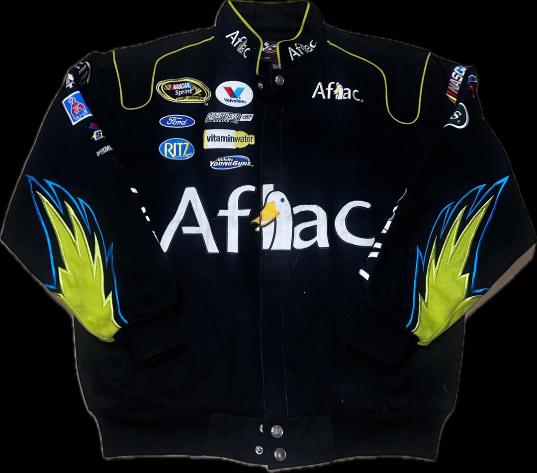 Nascar Aflac Racing Jacket Sz M - Etsy