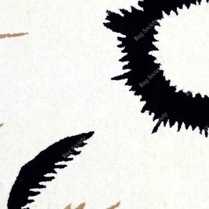 Mandala White, Hand-tufted 100% Wool Handmade Area Rug Carpet for Home ...