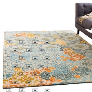 Premium Optimism High/low Rug Hand Made Indian Designer Tufted Rug ...