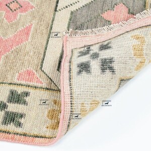 Modern Oushak Peach Rug 8x10, 9x12, 10x14 and 12x15 Light Blue Beige ...