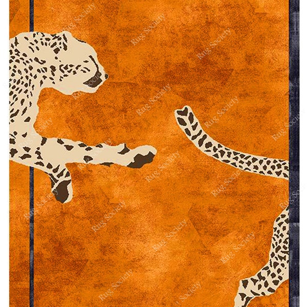 Leopard Area Rugs - Etsy