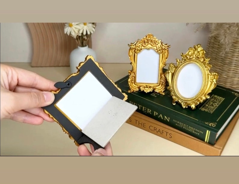 New 15pc Mini Vintage Style Picture Frames Set With Stands - Etsy