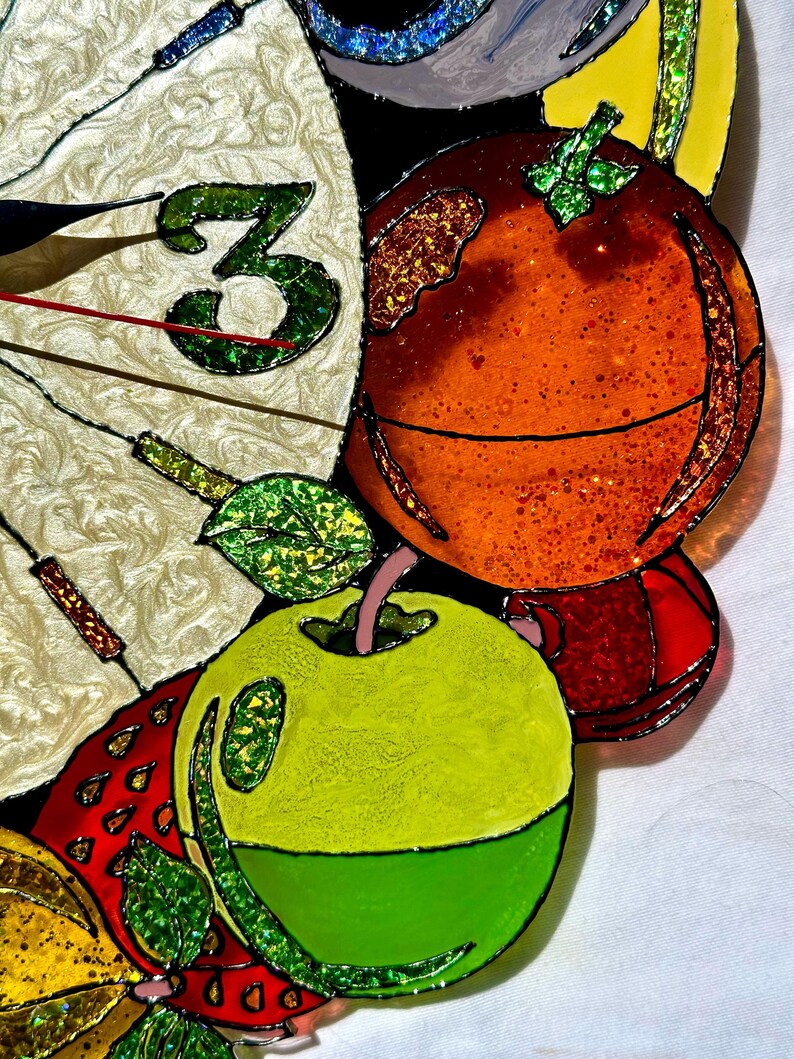 Fruit Time Wall Clock - Etsy