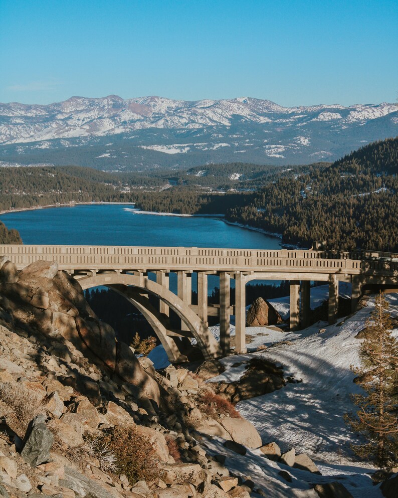 The Bridge at Donner Pass L Lake Tahoe Landscape Photography - Etsy