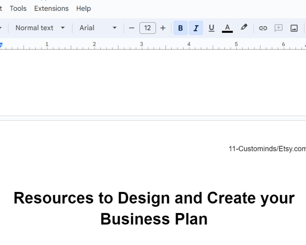Your Ultimate Business Plan Cheat Sheet and Guide to Get Your - Etsy ...
