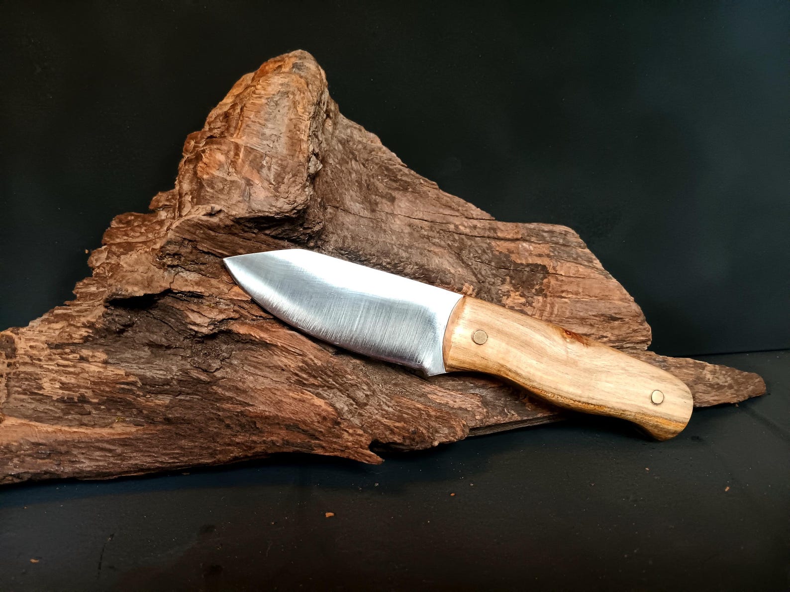 Small Drop Point Hunting Knife - Etsy