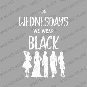 On Wednesdays We Wear Black PNG, Wednesday Addams, Addams Family ...