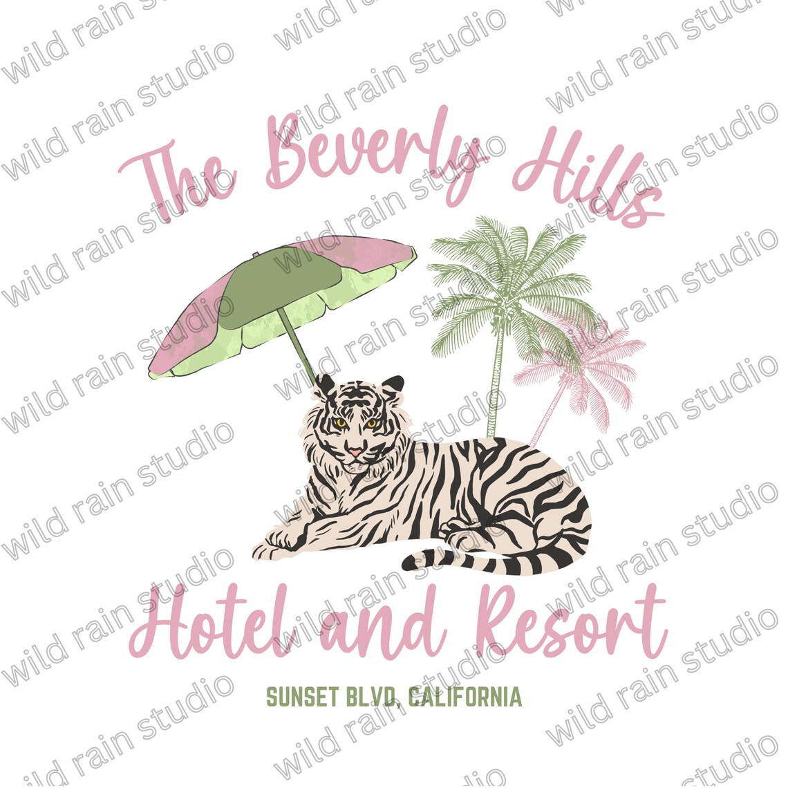 Beverly Hills Png Beverly Hills Hotel and Resorts, Retro California Png ...