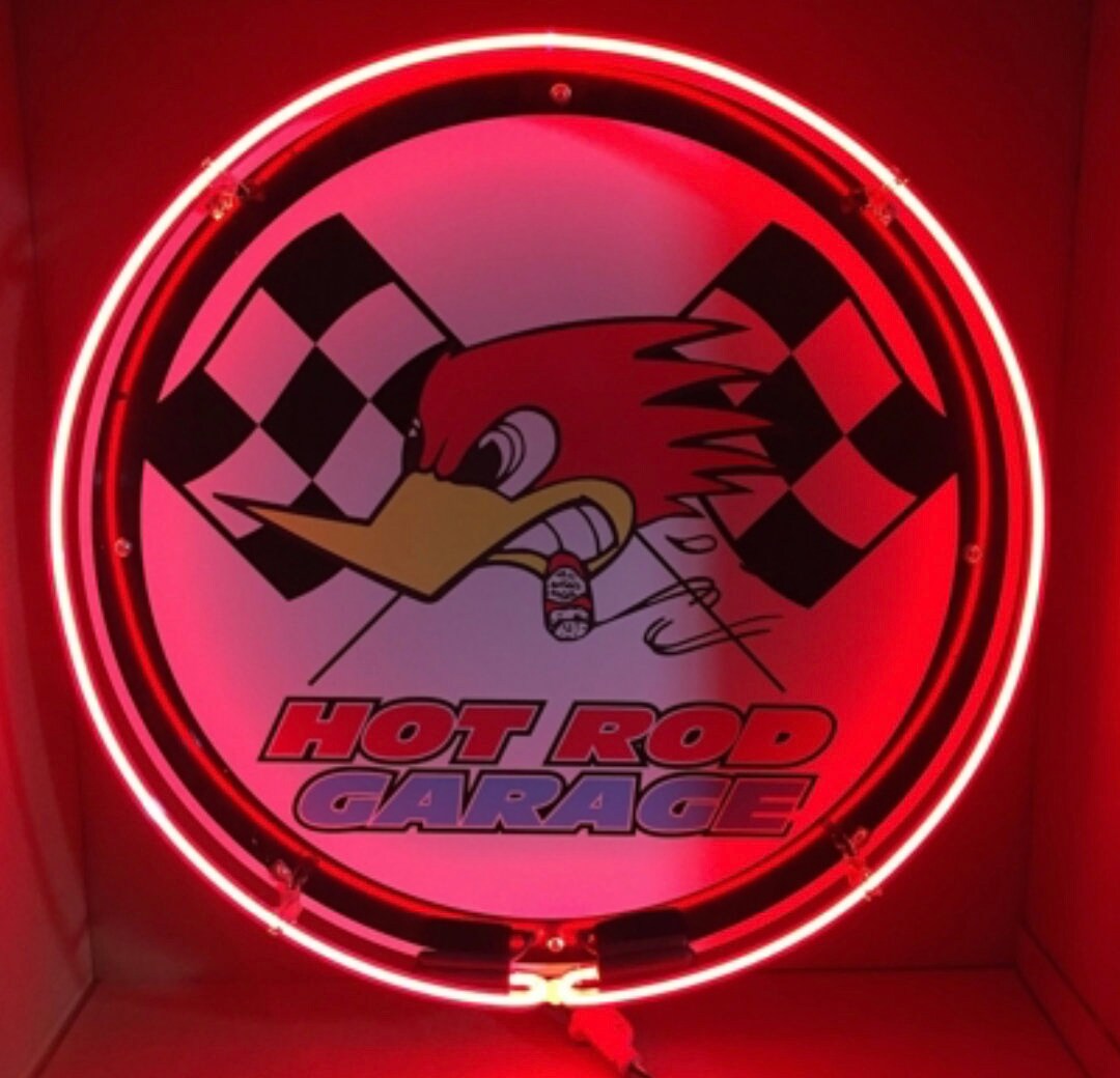 Hot Rod Garage Neon Sign