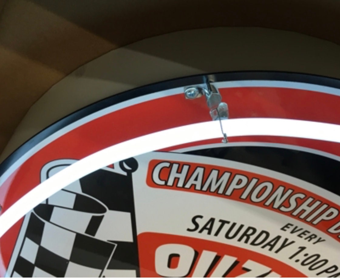 Motor Oil, Drag Racing Neon Sign - 24" Diameter - Full Canned, Neon ...