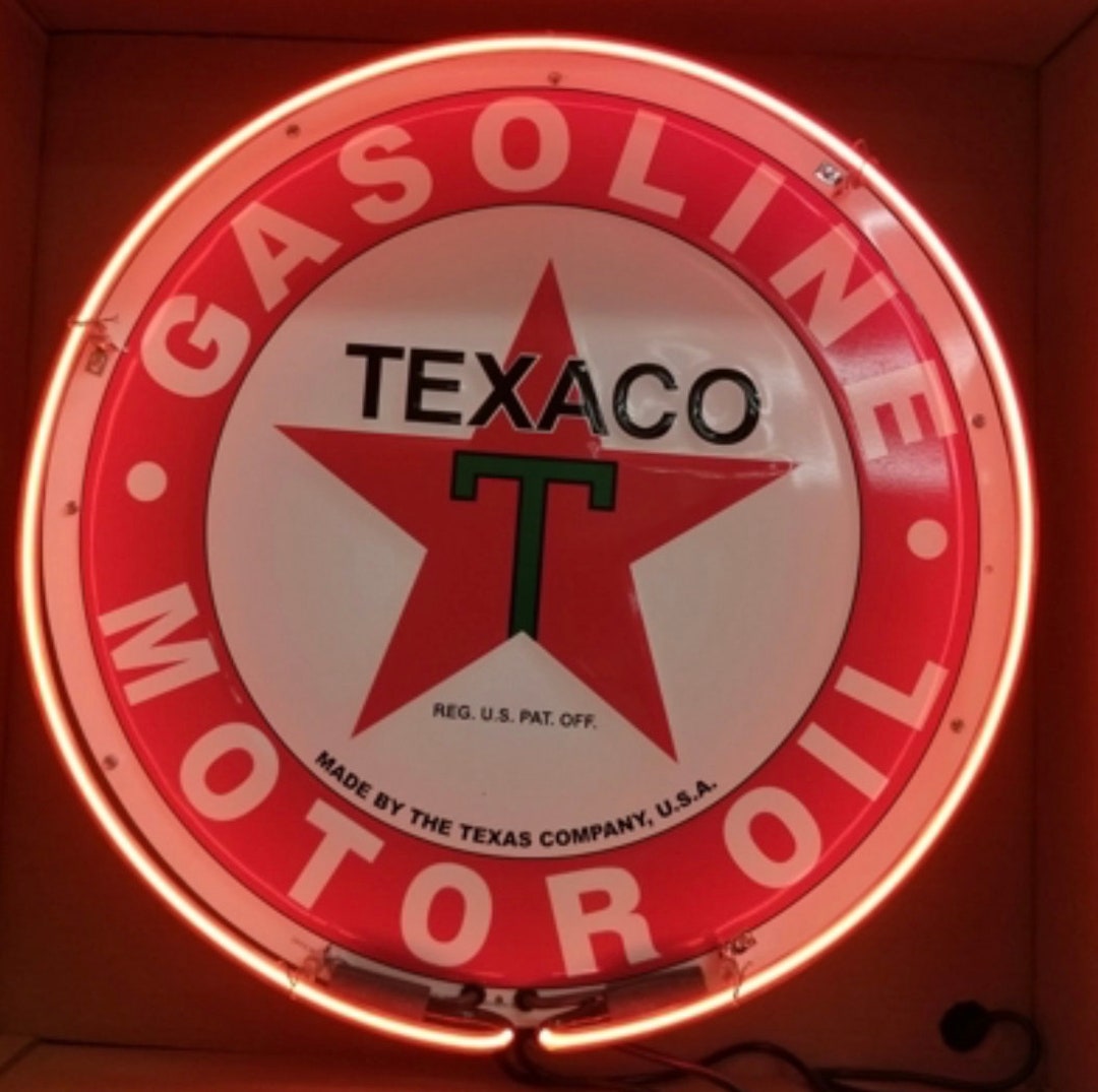 MOTOR OIL GASOLINE, Neon Sign, Cars, Trucks, Mechanic, Shop, Gift ...