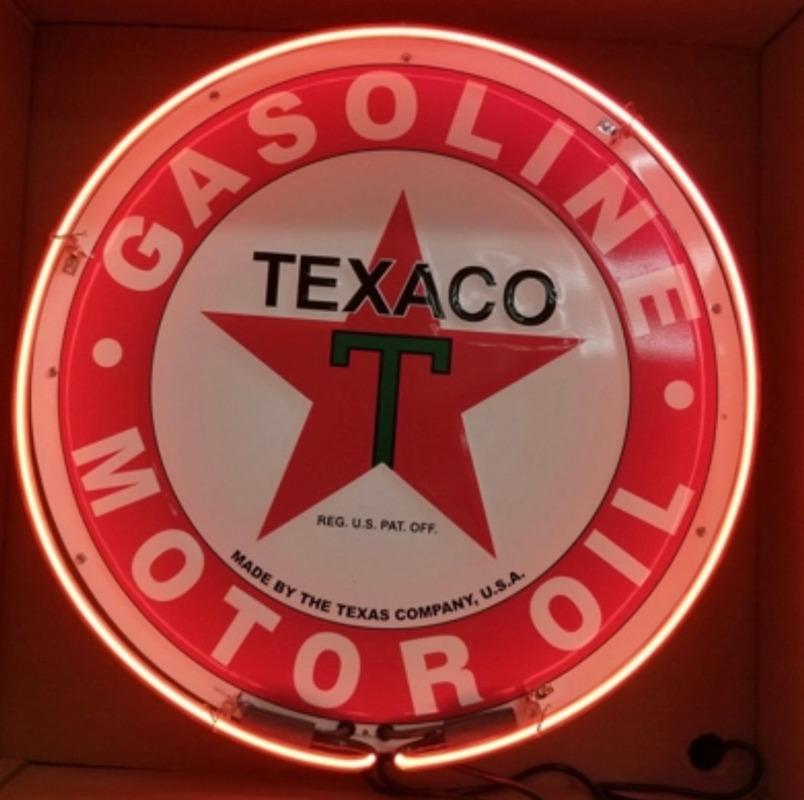 MOTOR OIL GASOLINE, Neon Sign, Cars, Trucks, Mechanic, Shop, Gift ...