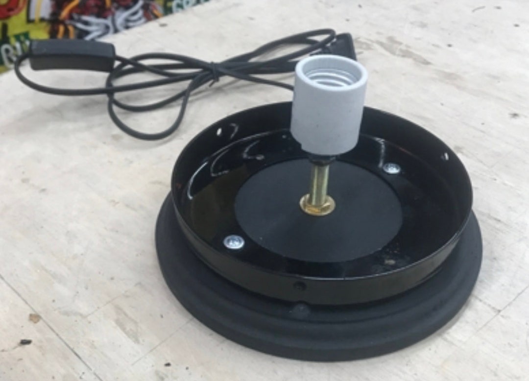 GLOBE LIGHT BASE, Light Base, Gas Pump Globe Light Base - Etsy