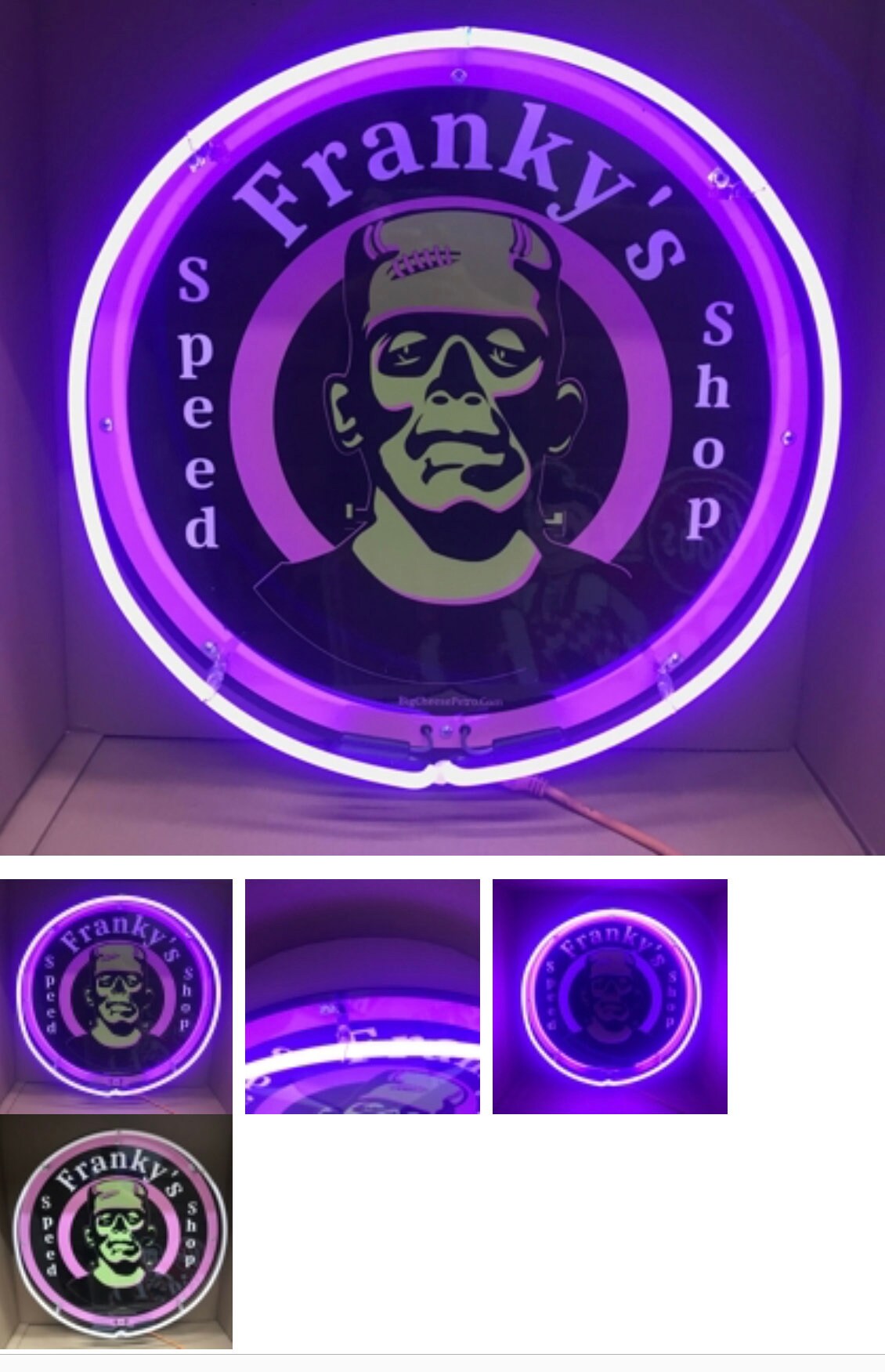 FRANK, SPEED, SHOP, Neon Purple/pink, Neon White/green, Frankenstein ...