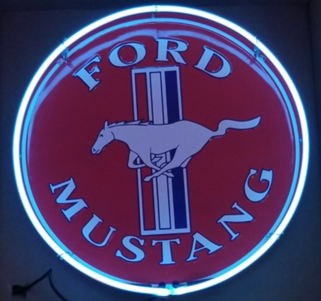 NEON HORSE, Neon, Pony, Single Band Neon, Automobile Neon Sign ...