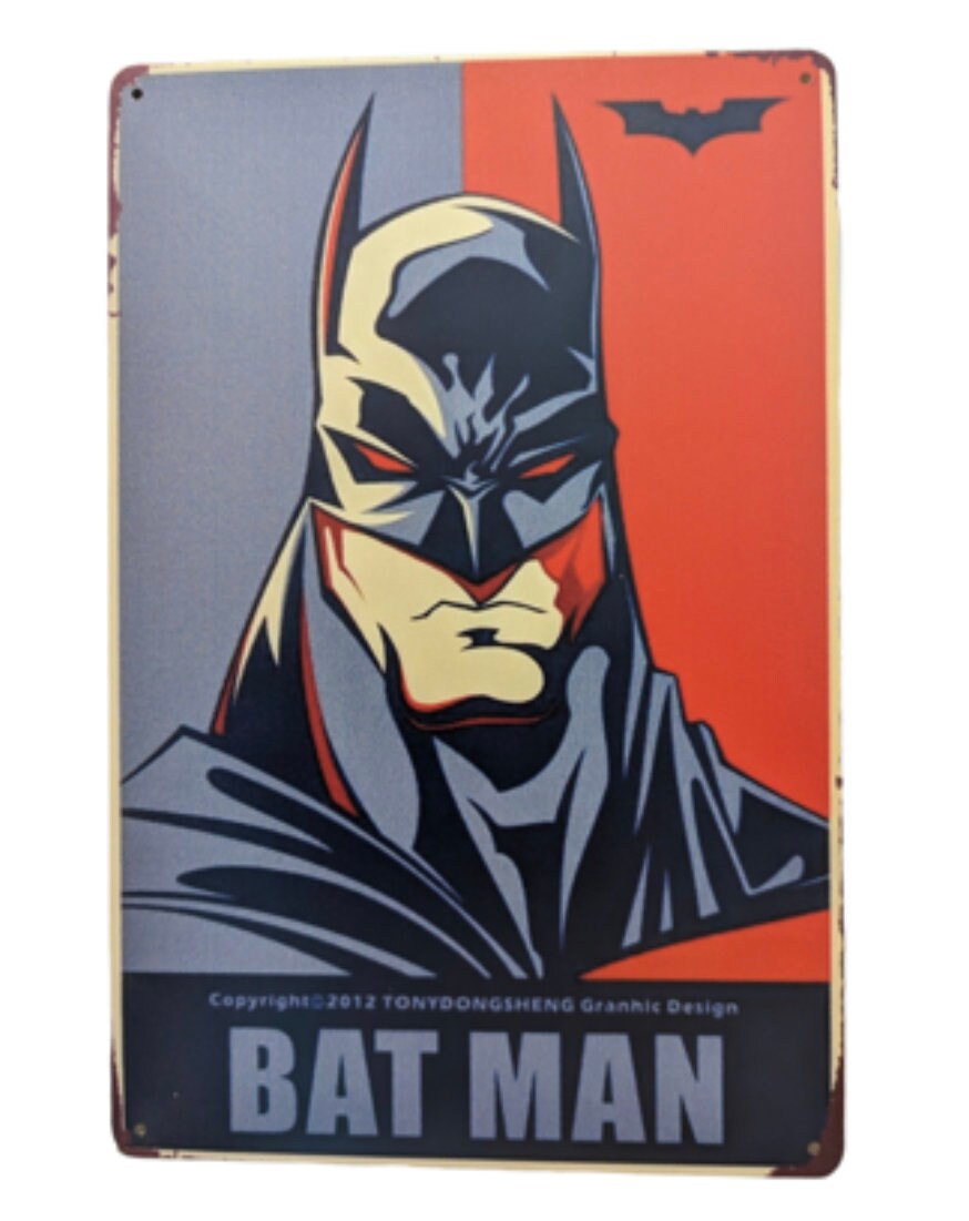 SUPER HERO SIGNS Comic Hero Marvel Hero Gift Birthday - Etsy