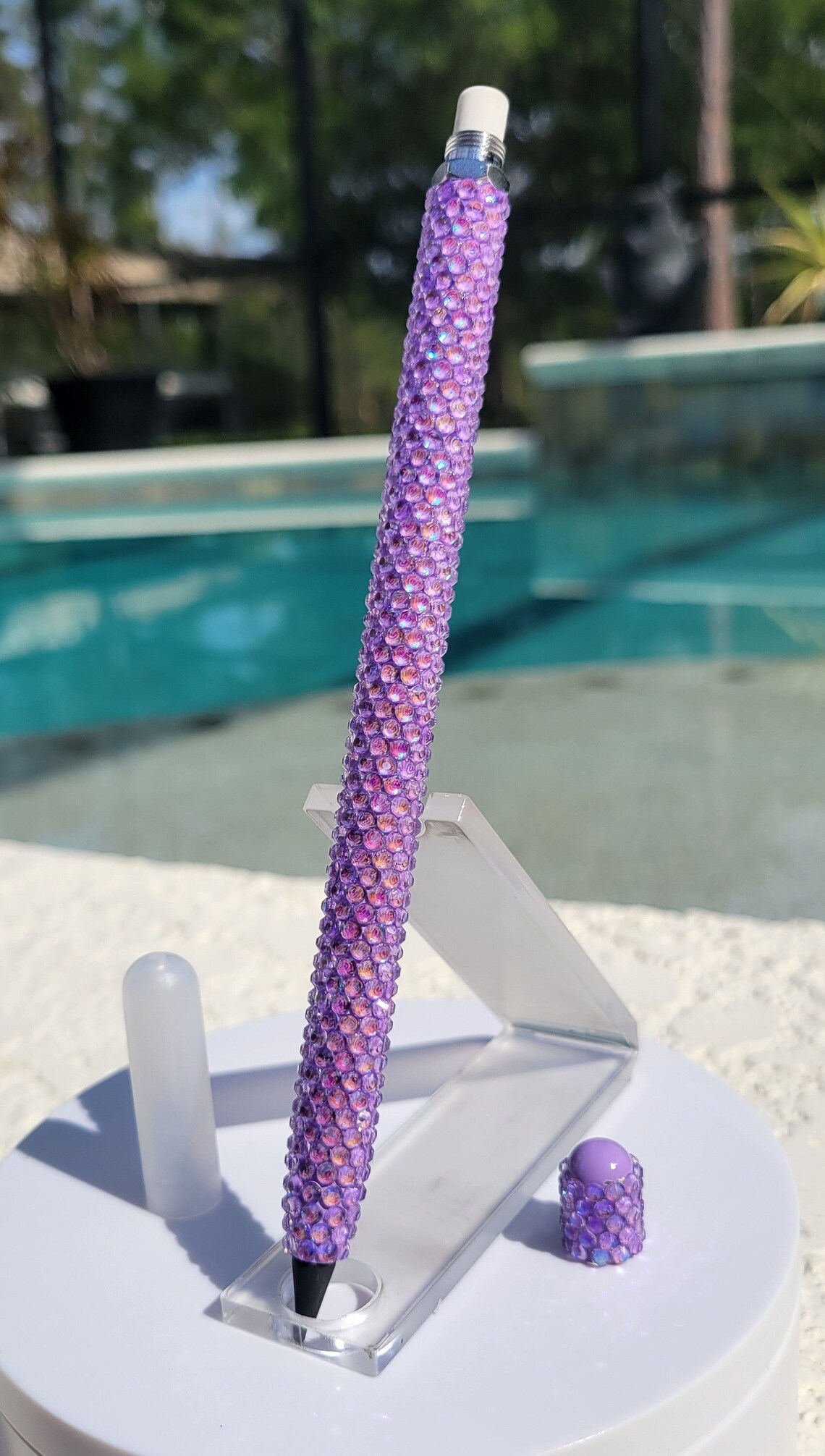 Everlasting Rhinestone Pencil. Replaceable Graphite Head With Eraser ...
