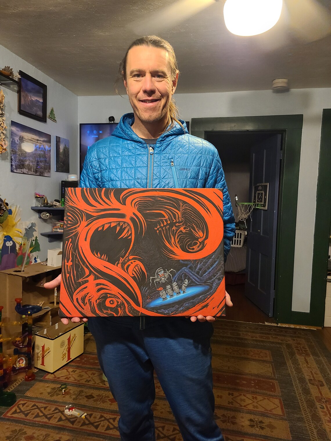 Earthbound Giygas Nintendo Fan Art by Jared Thompson Printed Canvas ...