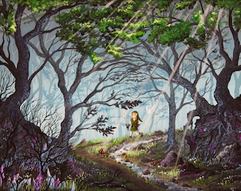 Zelda Navi Painting - Etsy