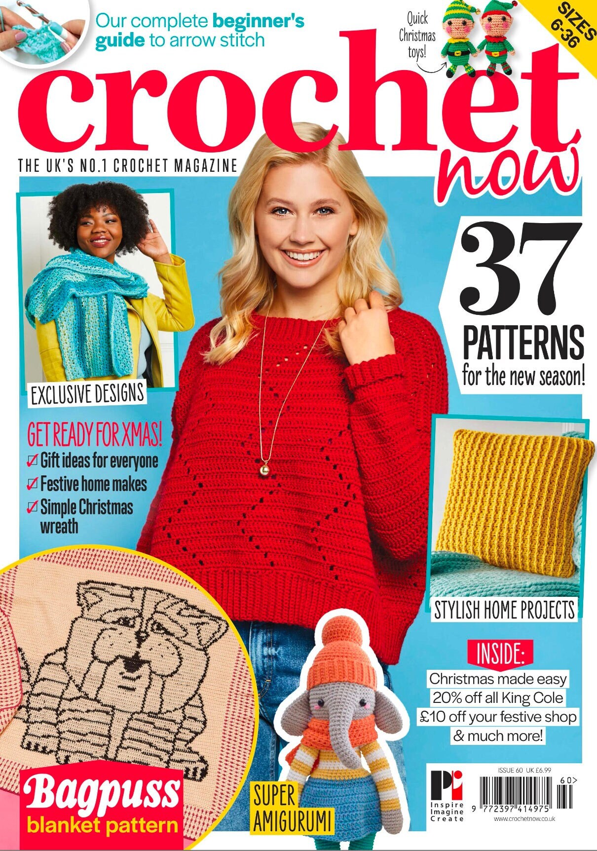 37 Crochet Patterns Crochet Now Magazine Issue 60 100 Page Digital PDF ...