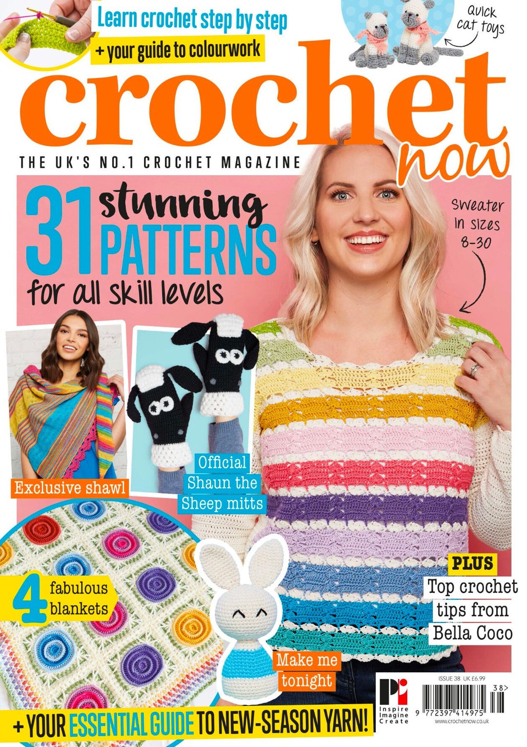 31 Crochet Patterns Crochet Now Magazine Issue 38 Digital PDF - Etsy
